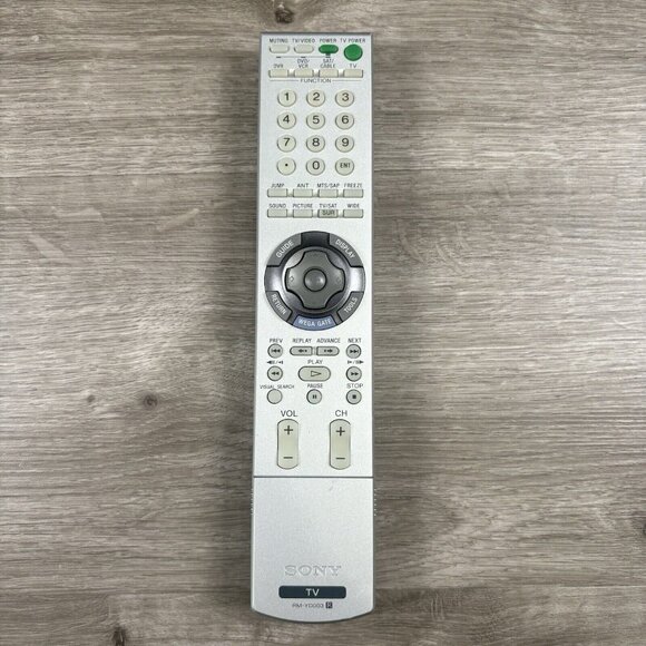 Sony | Other | Sony Tv Remote Control Model Rmyd03 Silver Untested Sold ...